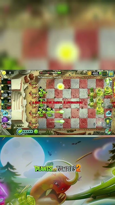 Pvz2 || The Zombosseum Level 10! Gameplay || #pvz2 #games #pvz2 #plantvszombie2 #fypシ - YouTube