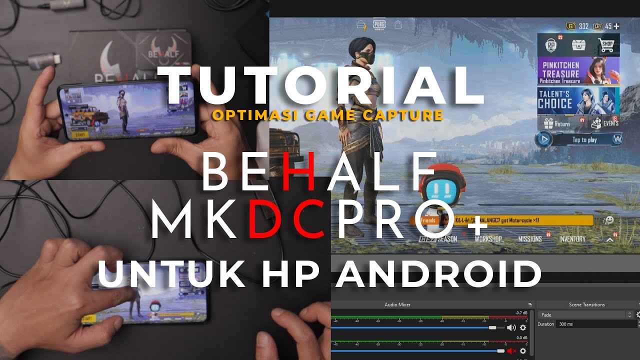 TUTORIAL PEMASANGAN GAME CAPTURE BEHALF MKDCPRO+ KE HP ANDROID UNTUK ...