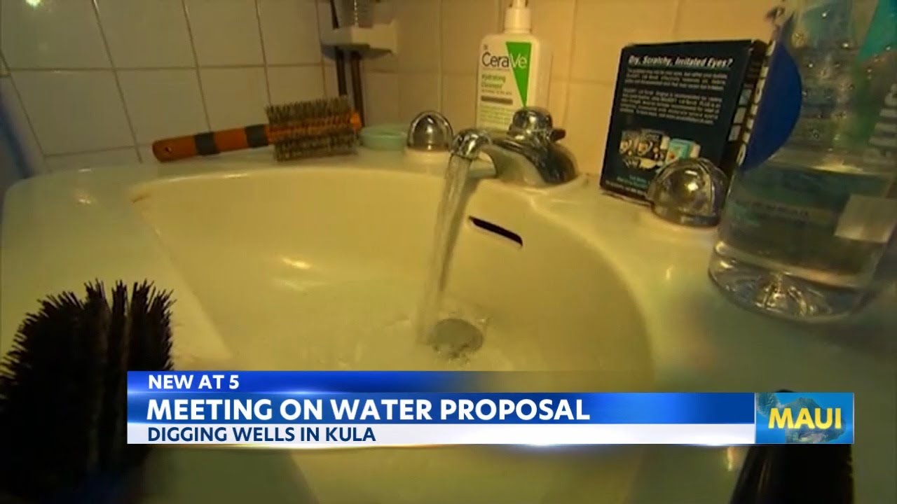 Maui officials to discuss plan for water wells in Kula - YouTube