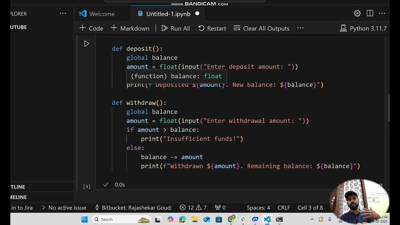 How an ATM Works Using Python | Full ATM Simulation - YouTube