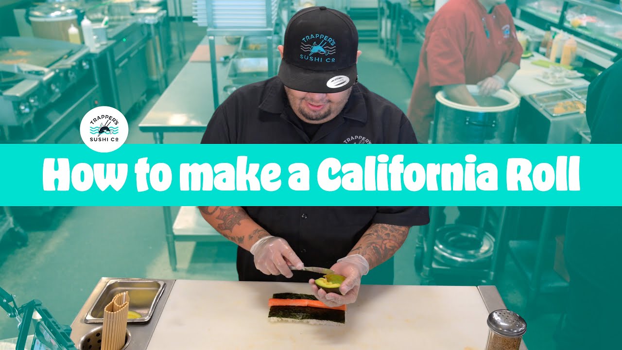 How to make a California Roll | Step-by-step Sushi Tutorial - YouTube
