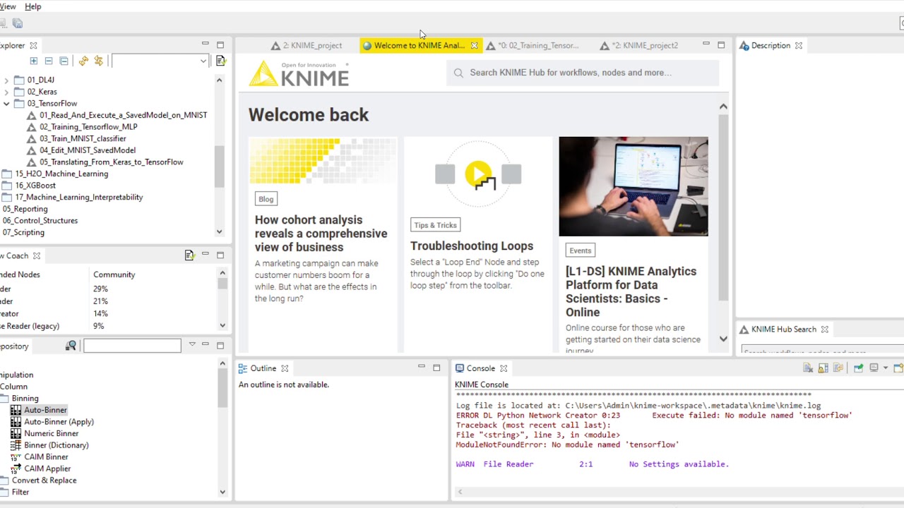 Demo KNIME tool - YouTube