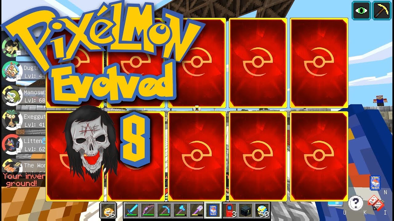 Pixelmon: Evolved! - Getting Our First Cards [Episode 8] # ...