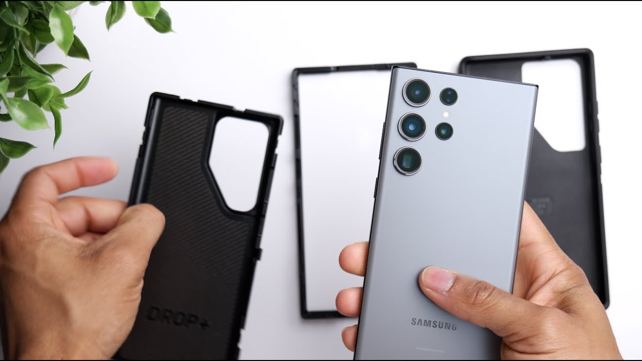 Samsung S23 Ultra - Otterbox Defender Installation - YouTube