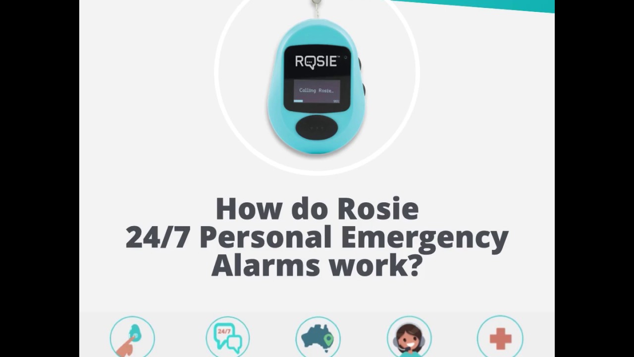 How the Rosie by Vitalcare Personal Emergency Alarm works - YouTube