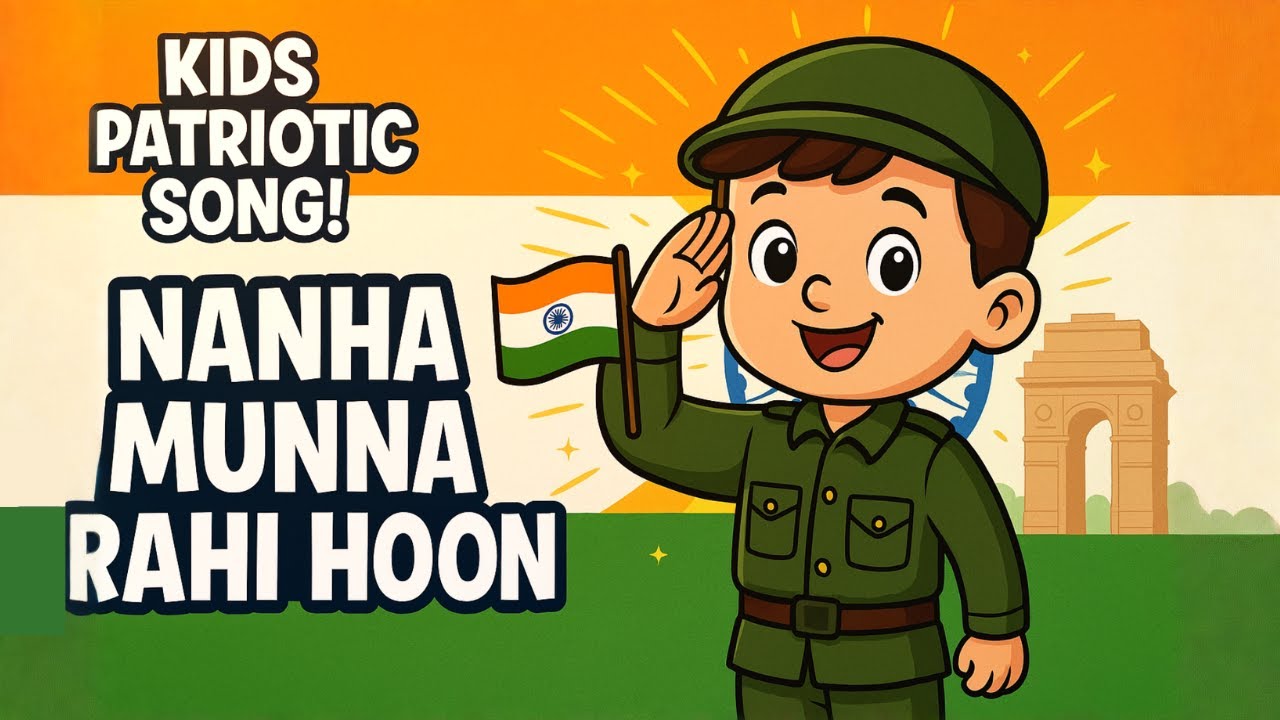 Nanha Munna Rahi Hoon | New Version | Hindi Patriotic Song for Kids ...