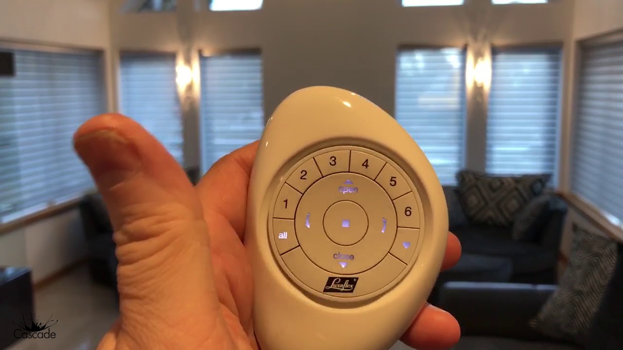 Luxaflex silhouette PowerView® Motorisation - YouTube