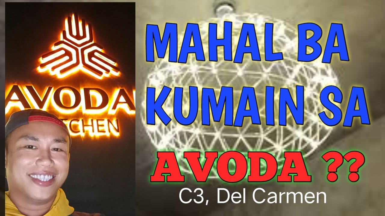 MENU PRICES NG AVODA KITCHEN c3 Del Carmen ILIGAN CiTY. - YouTube