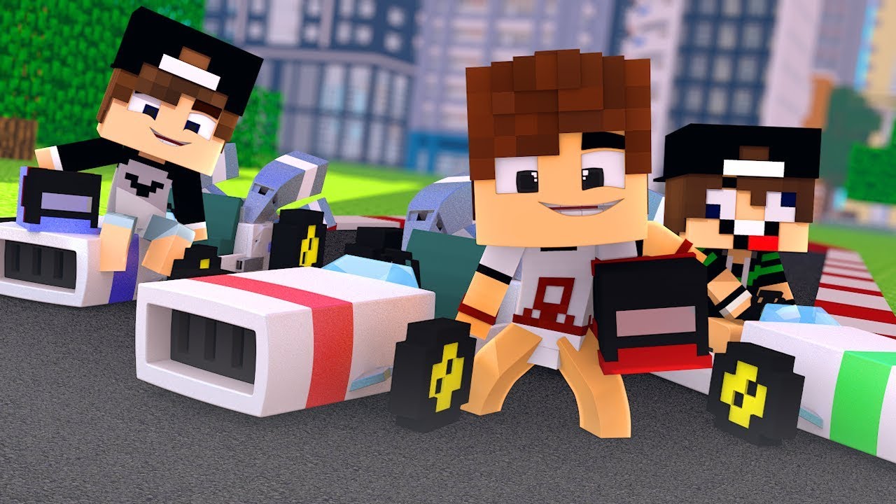 PISTA DE CARROS DE CORRIDA DOS BEBÊS !!! - MINECRAFT - YouTube