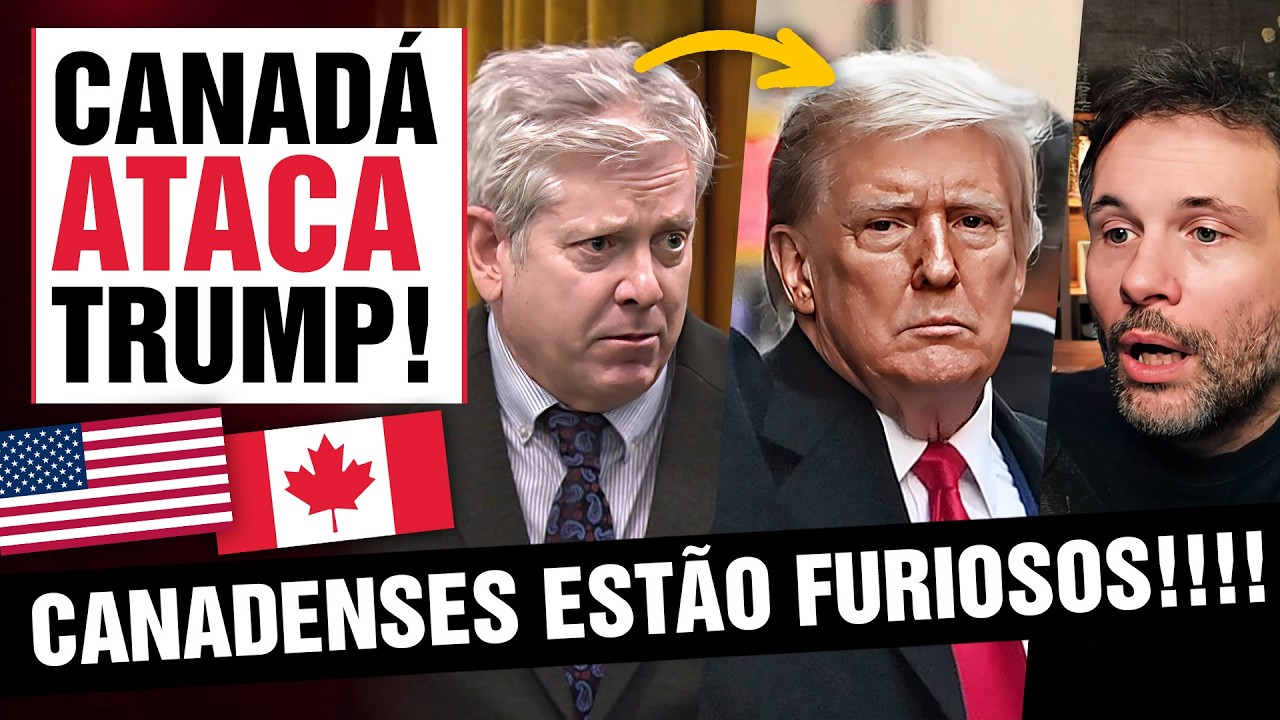 CANADÁ CONTRA-ATACA EUA: Deputado canadense DESTRÓI Trump em discurso ...