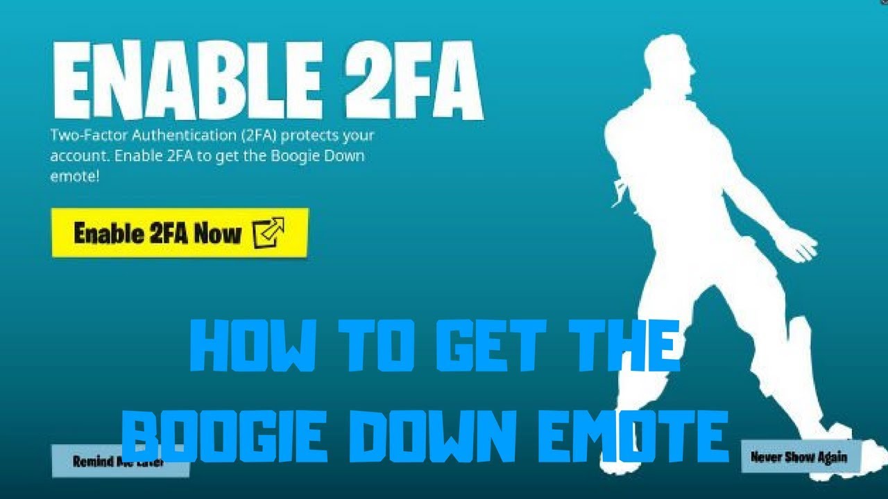 HOW TO GET THE BOOGIE DOWN EMOTE FOR FREE EASY TUTORIAL!!!!!! - YouTube