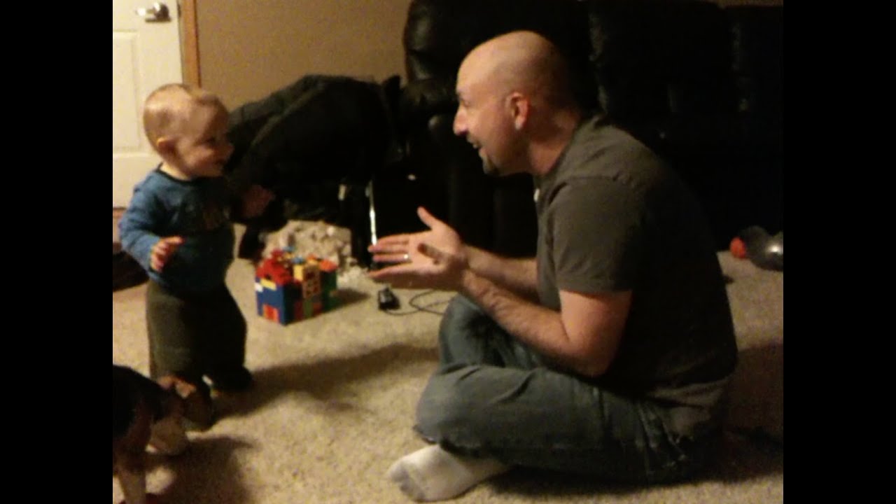 Baby Carson Learning to Walk - YouTube