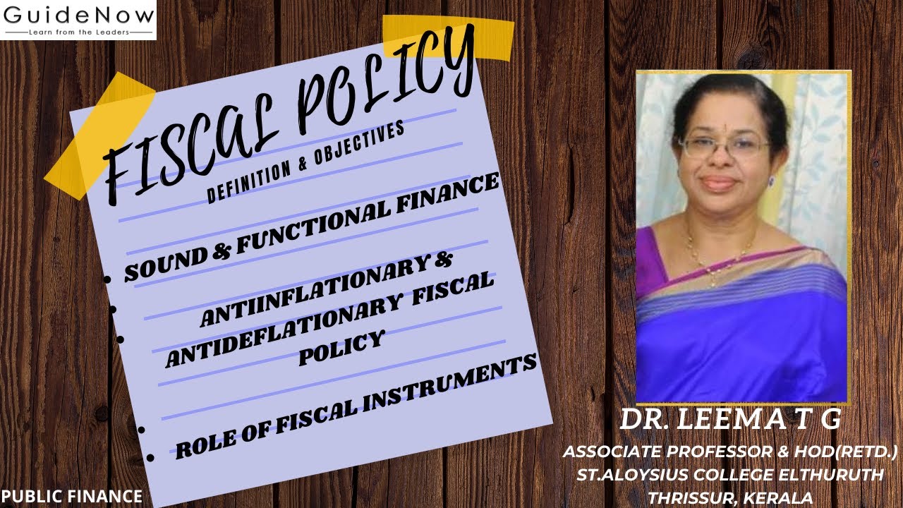 FISCAL POLICY(Sound&FunctionalFinance,Objectives of fiscalpolicy,Fiscal ...
