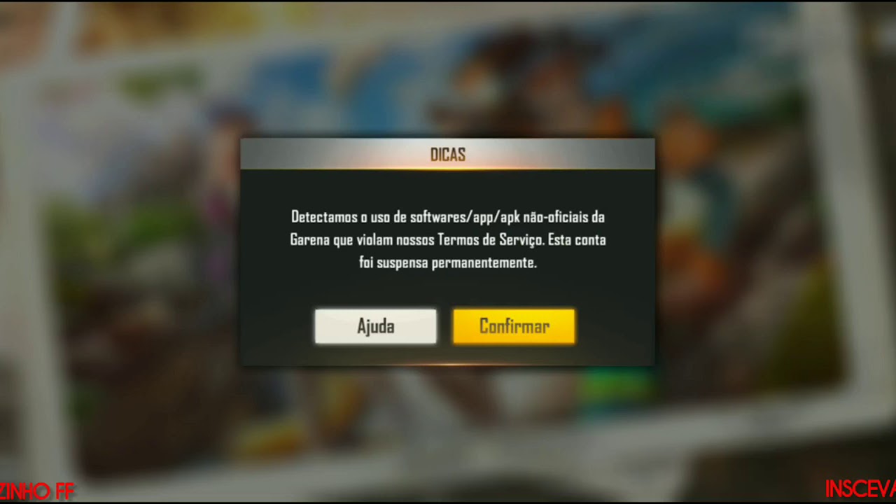 Como tirar ban do free fire - YouTube