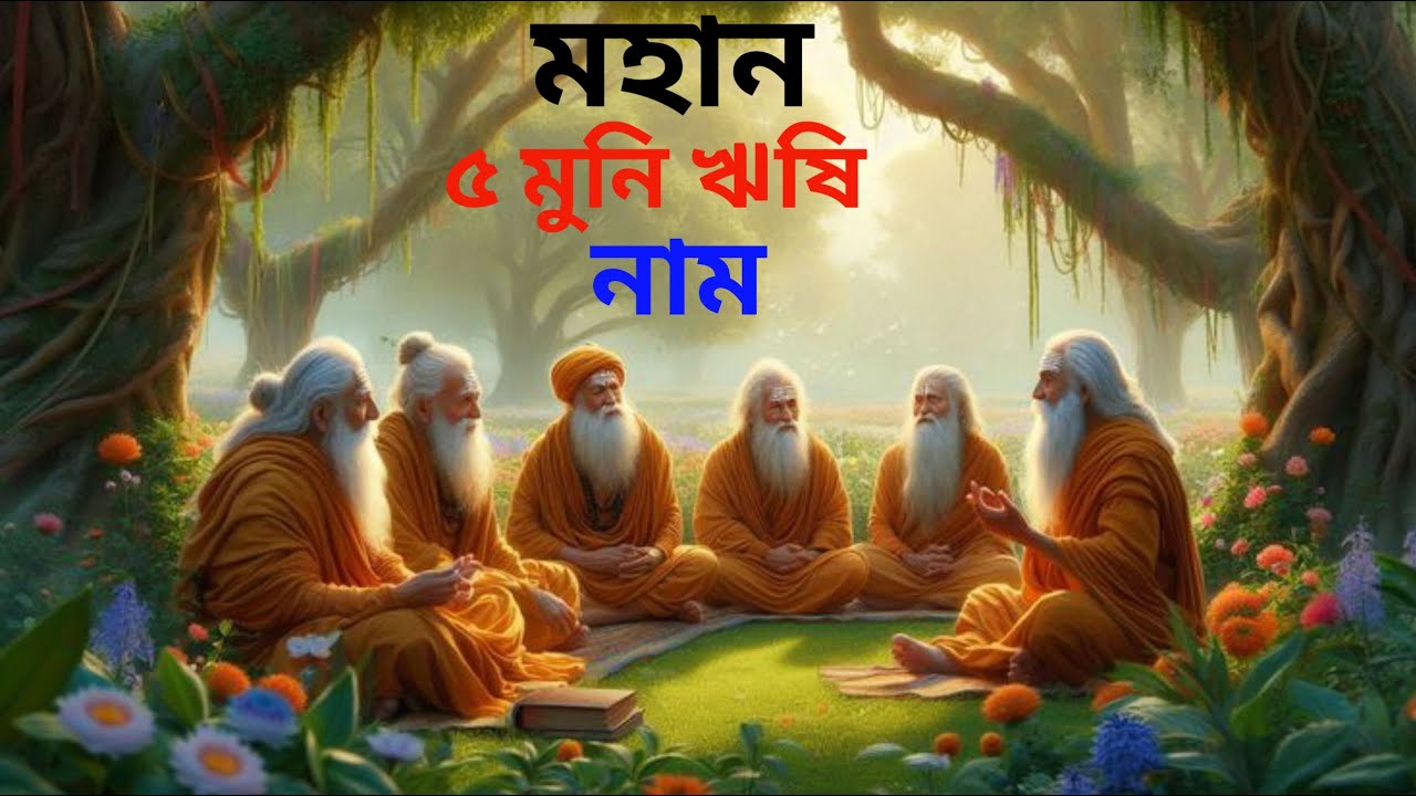 মহান ৫ মুনি ঋষির নাম । Names of the great 5 sages । - YouTube