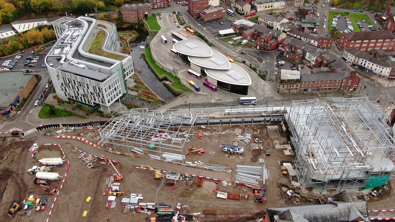 ROCHDALE: (1 of 2) Riverside Development Shopping Centre Progress (Nov ...