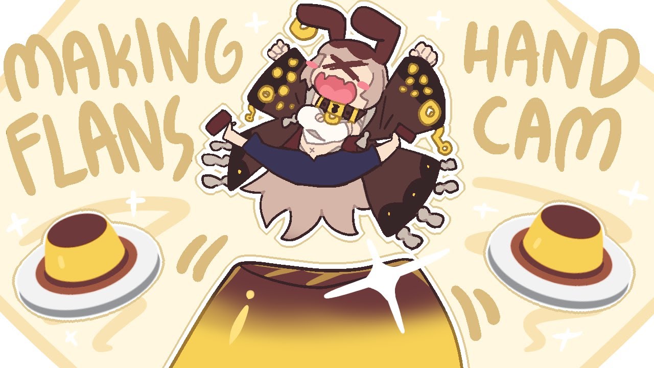 Flan Fan eats a Flan for the 1st Time - Cooking Stream + Splatoon 3 ...