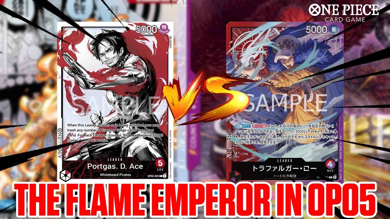 [Ace in OP05] - Red Ace vs. Red-Purple Law [OP05] [One Piece Card Game ...
