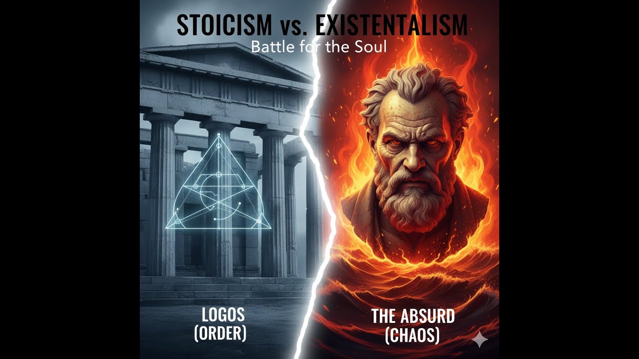 STOICISM vs. EXISTENTIALISM: The Clash Over Meaning and Suffering - YouTube