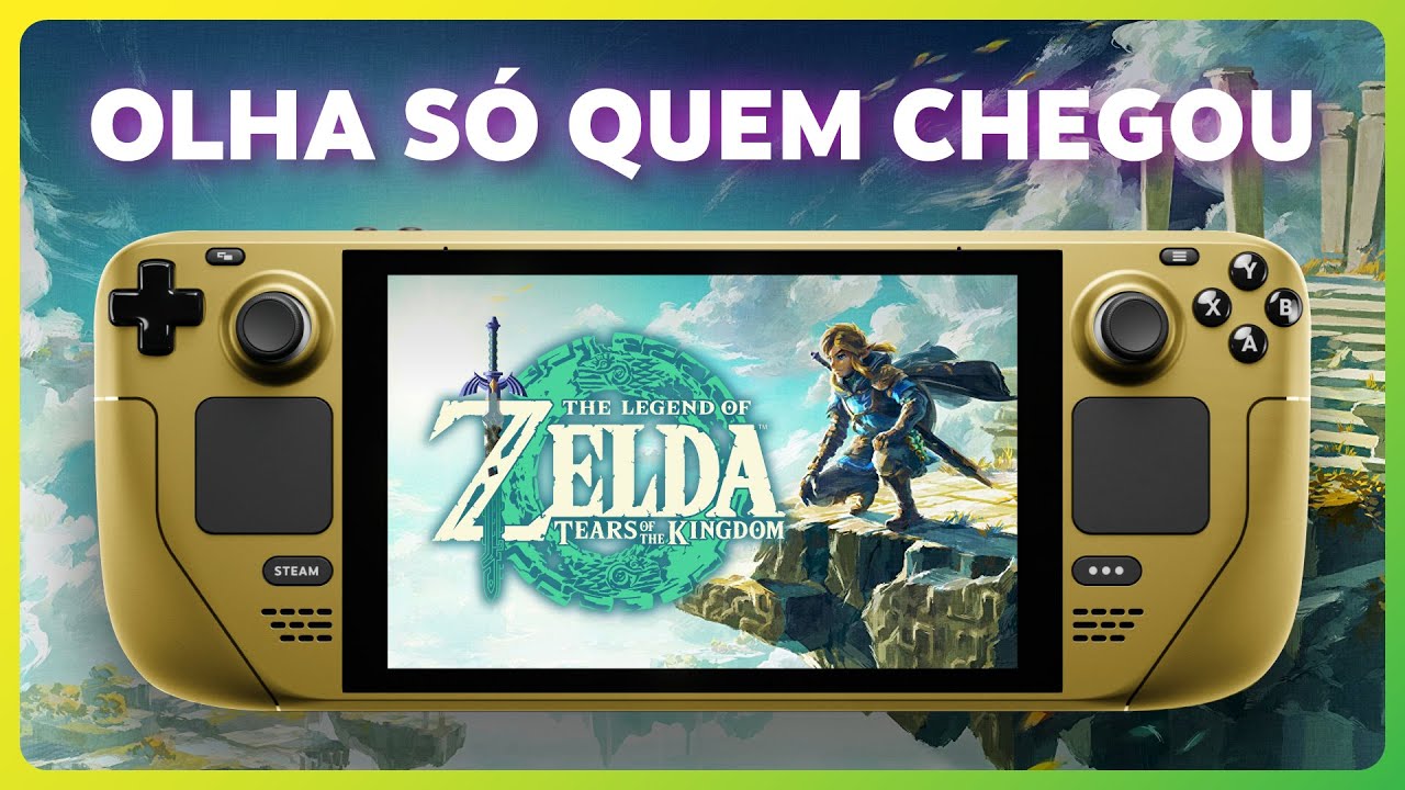 Gameplay Do Novo Zelda Tears Of The Kingdom No Steam Deck Youtube