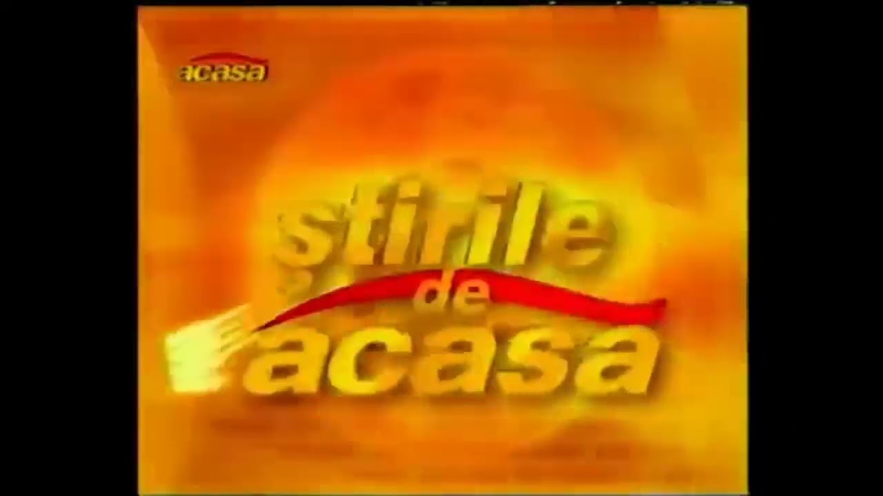 Știrile de Acasă - Acasă TV ident 1998-2002 - YouTube