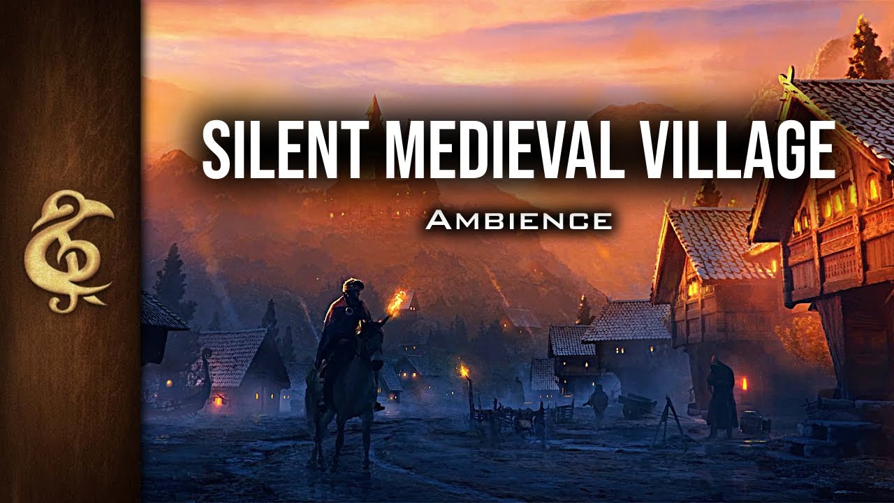 Silent Medieval Village | Fantasy RPG Ambience | 3 Hours - YouTube