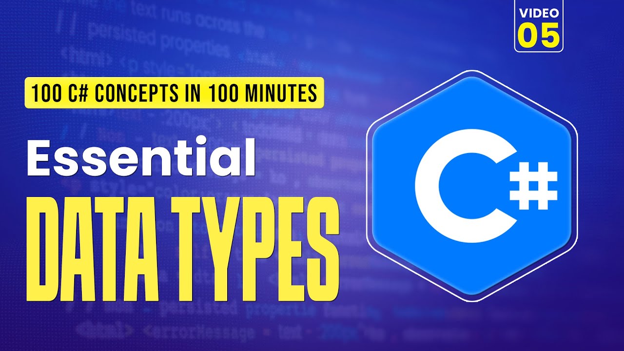 05. C# Data Types Explained in 60 Seconds - YouTube