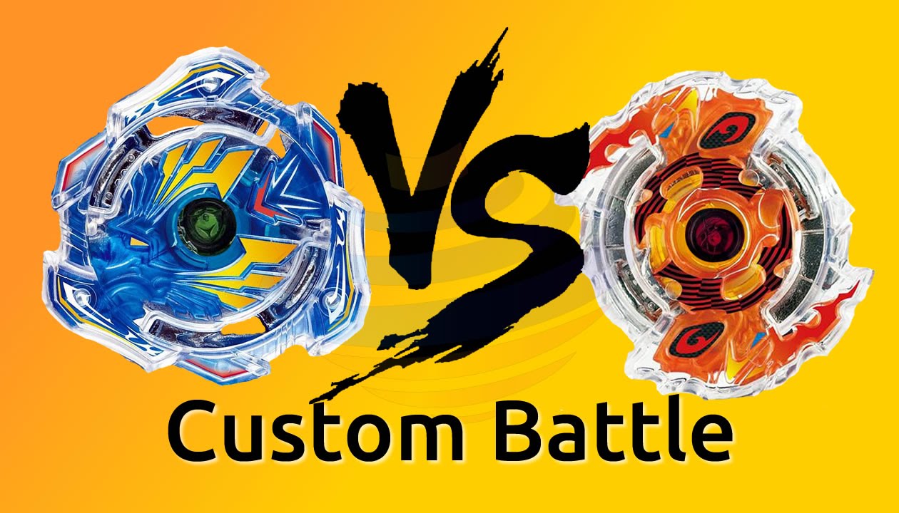 Beyblade Burst Custom Battle Series Battle 1 Valkyrie Spread Defense Vs ...