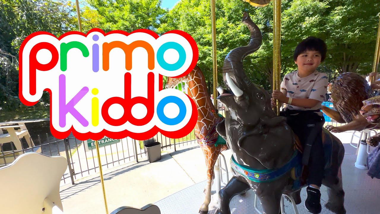 Fun Day at the Amusement Park: Elephant Carousel Ride | Primo Kiddo ...