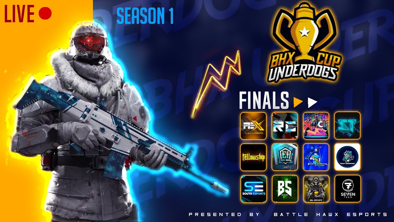 UNDERDOG CUP S1 (FINAL) | BATTLE HAWK E SPORTS | 6 MATCHES LIVE ON ...