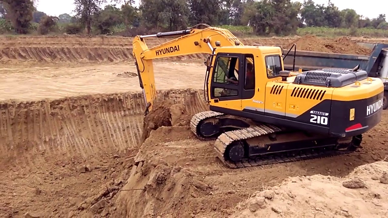 Hyundai 215 pocklane loding hyvaa - YouTube