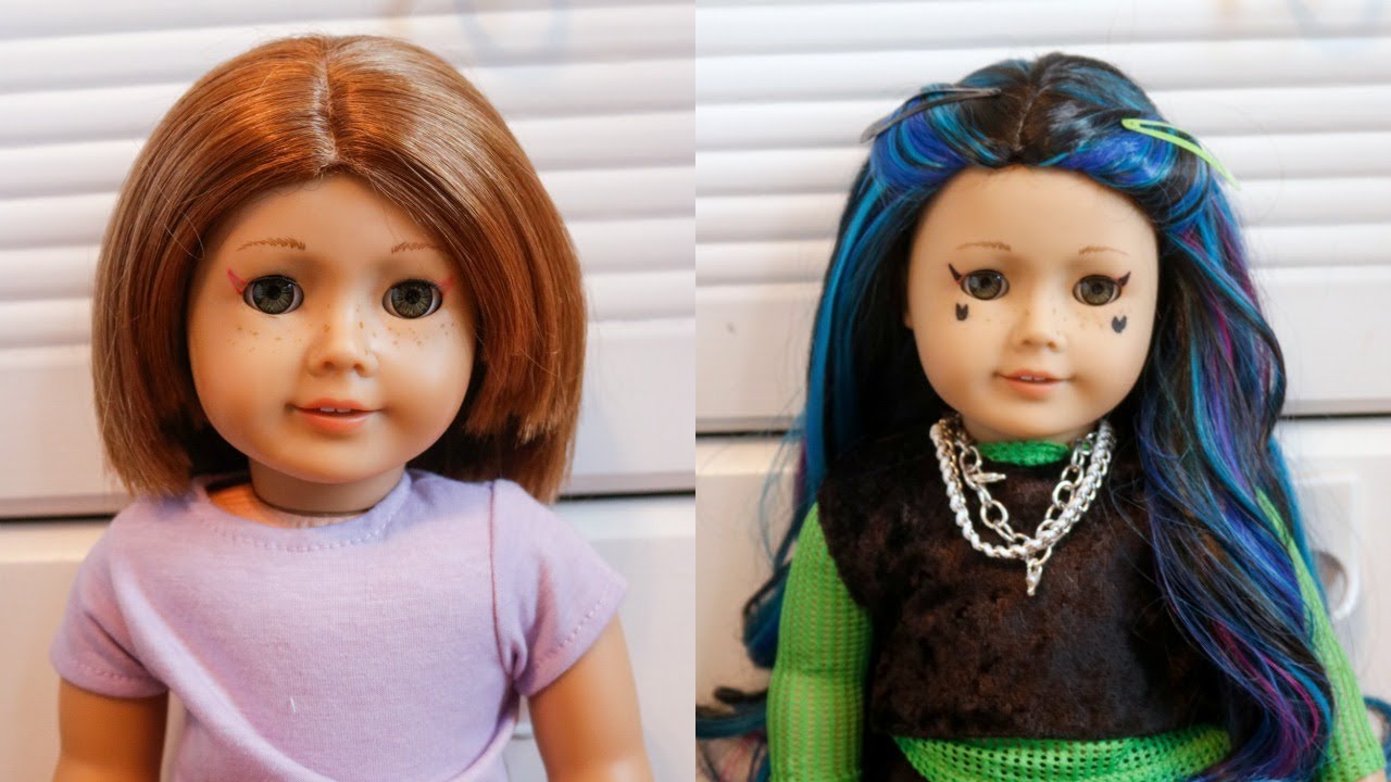 TURNING MY DOLL INTO AN E-GIRL - YouTube