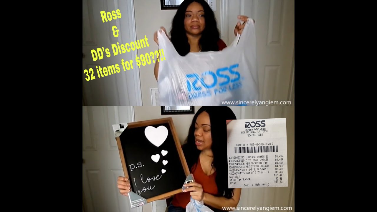 Ross & DD's are sisters... $0.49 cents sale... 32 items for $90 ...