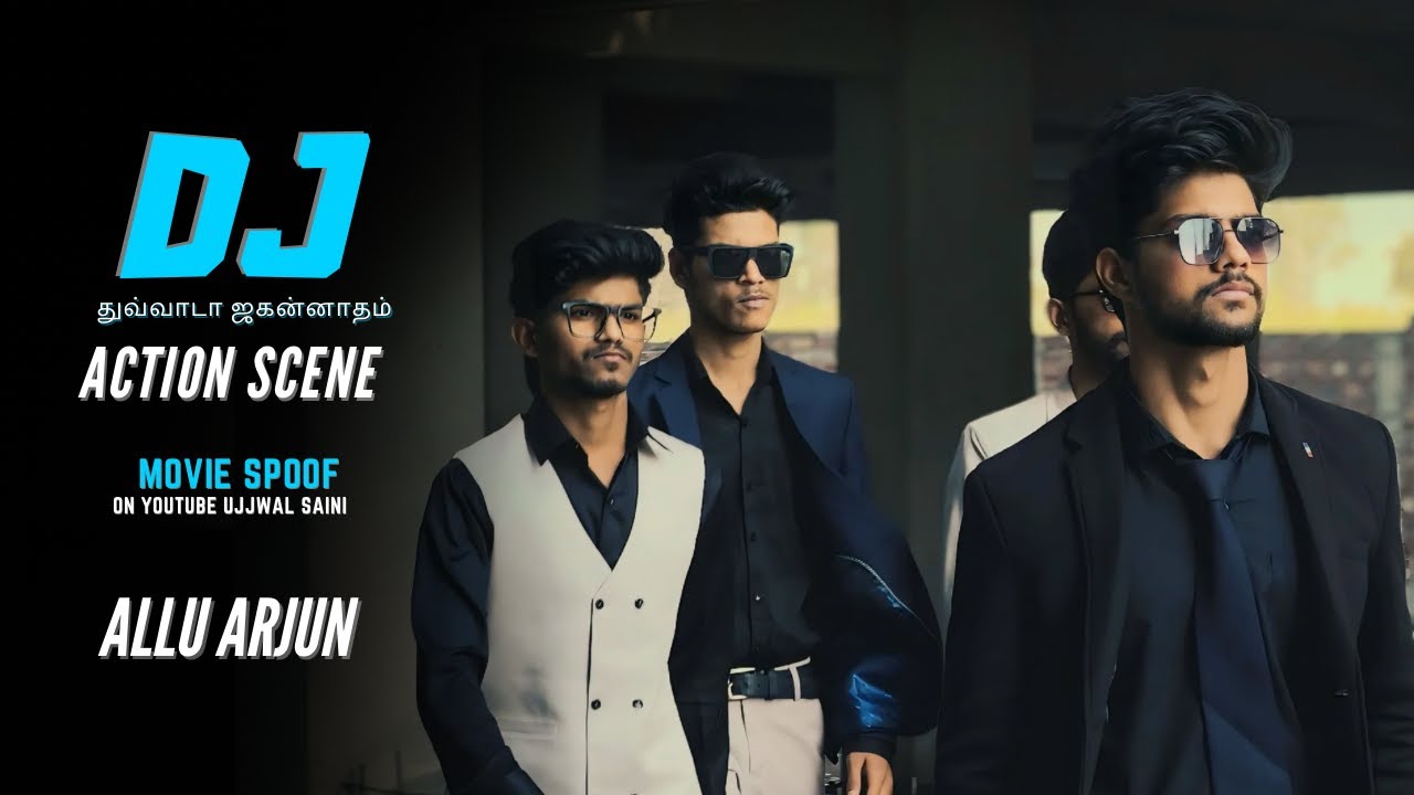 Allu Arjun Best Action Scene From DJ Movie Spoof | UJJWAL SAINI - YouTube