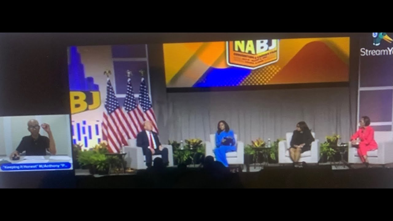 Donald Trump takes questions at NABJ conference. - YouTube