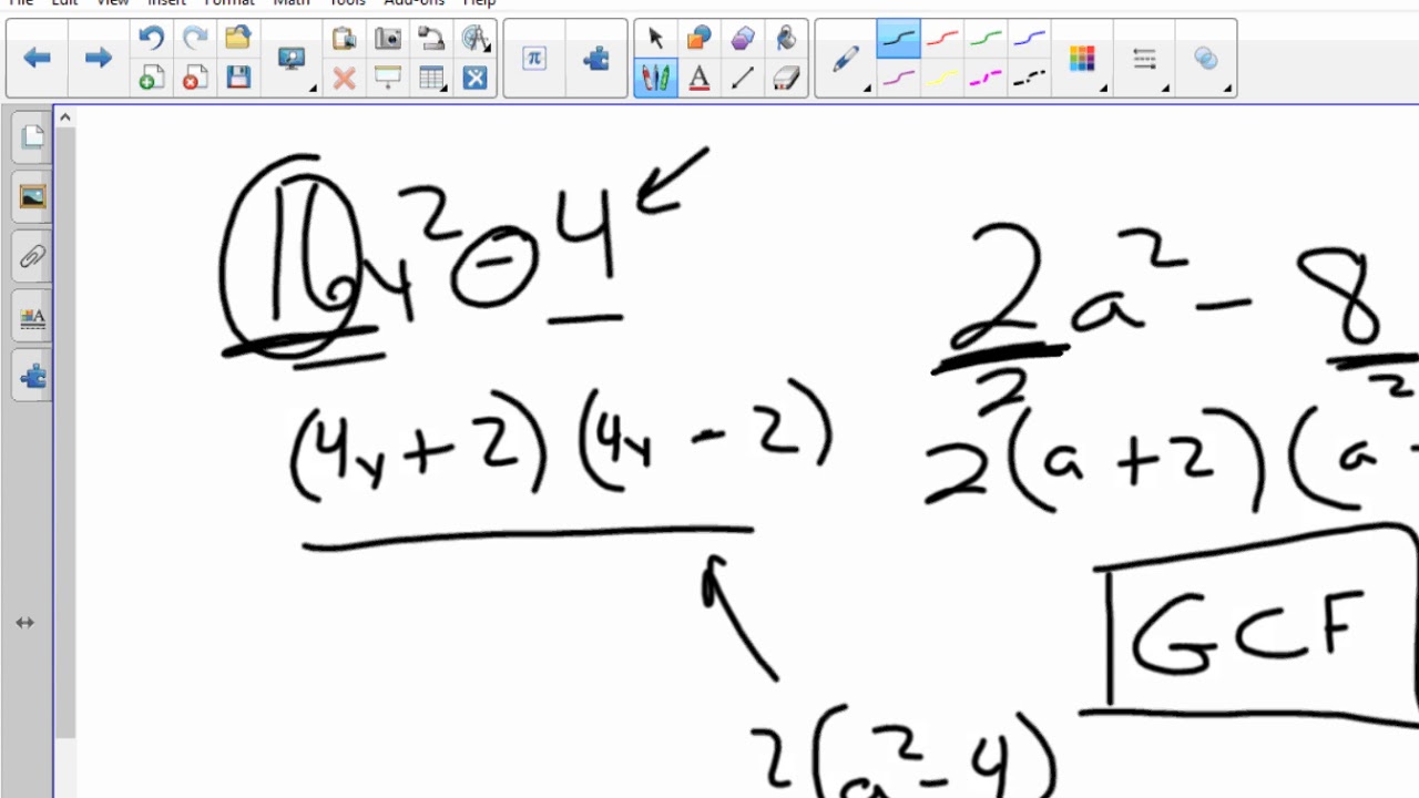 Algebra 1 Factoring Review - YouTube