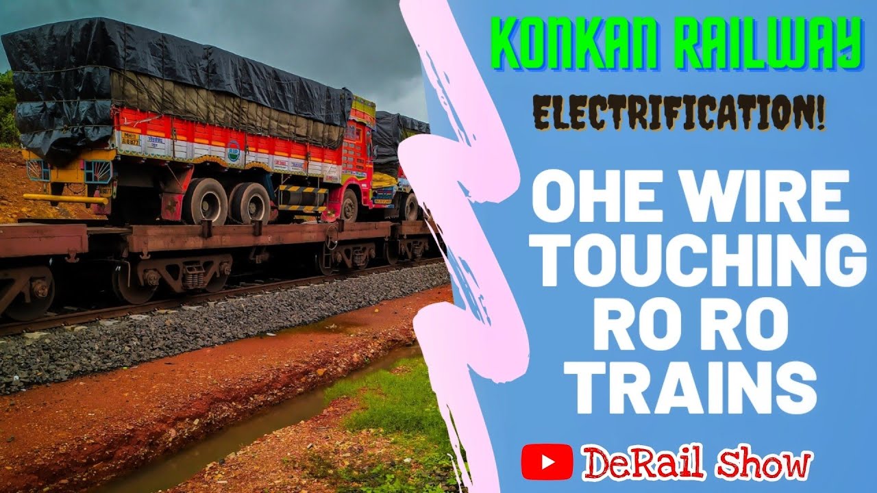 Konkan Railway Electrification | Festival Special Trains | RoRo Trains ...