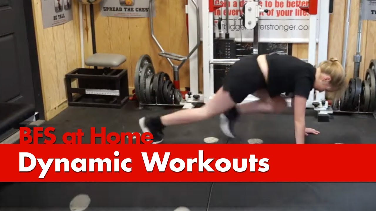 BFS Home Workout - DYNAMIC Exercises - YouTube