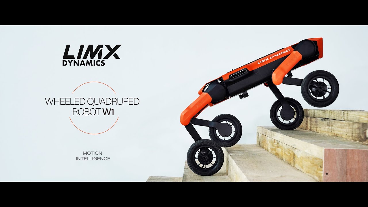 LimX Dynamics Launches First Wheeled Quadruped Robot W1 - YouTube LimX Dynamics Launches First Wheeled Quadruped Robot W1 - YouTube