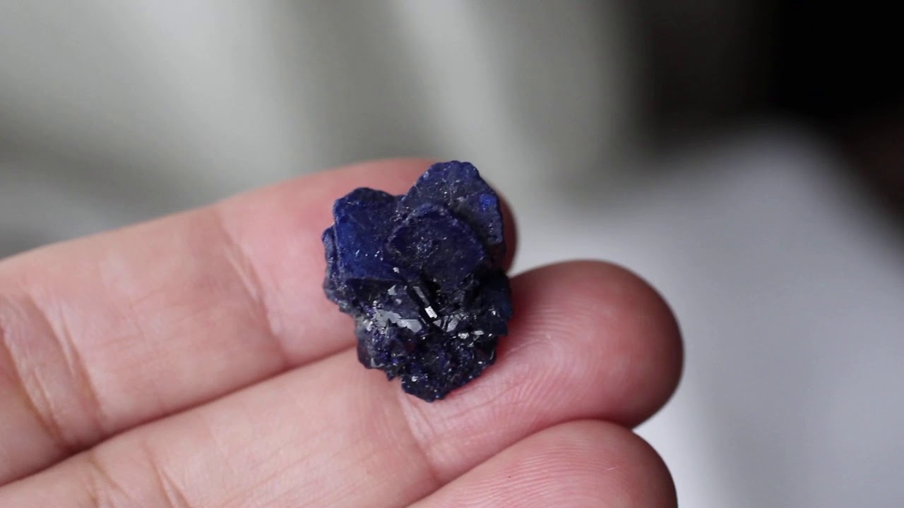 Azurite Heart Crystal Blessing - YouTube