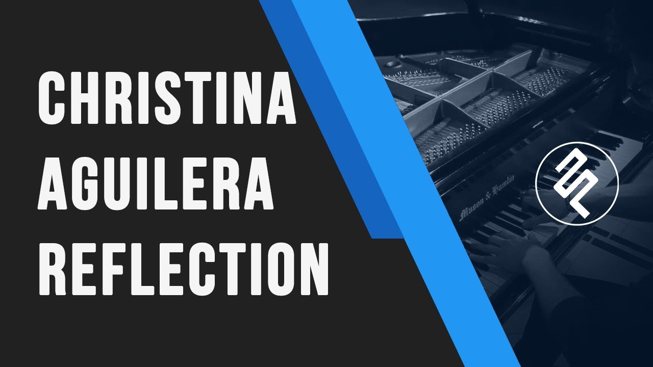 Christina Aguilera - Reflection (Mulan) Piano Karaoke Instrumental - Chord Lyric Tutorial - YouTube