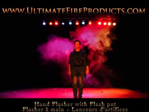 Ultimate Fire Products - Hand Flasher with Flashpot - YouTube