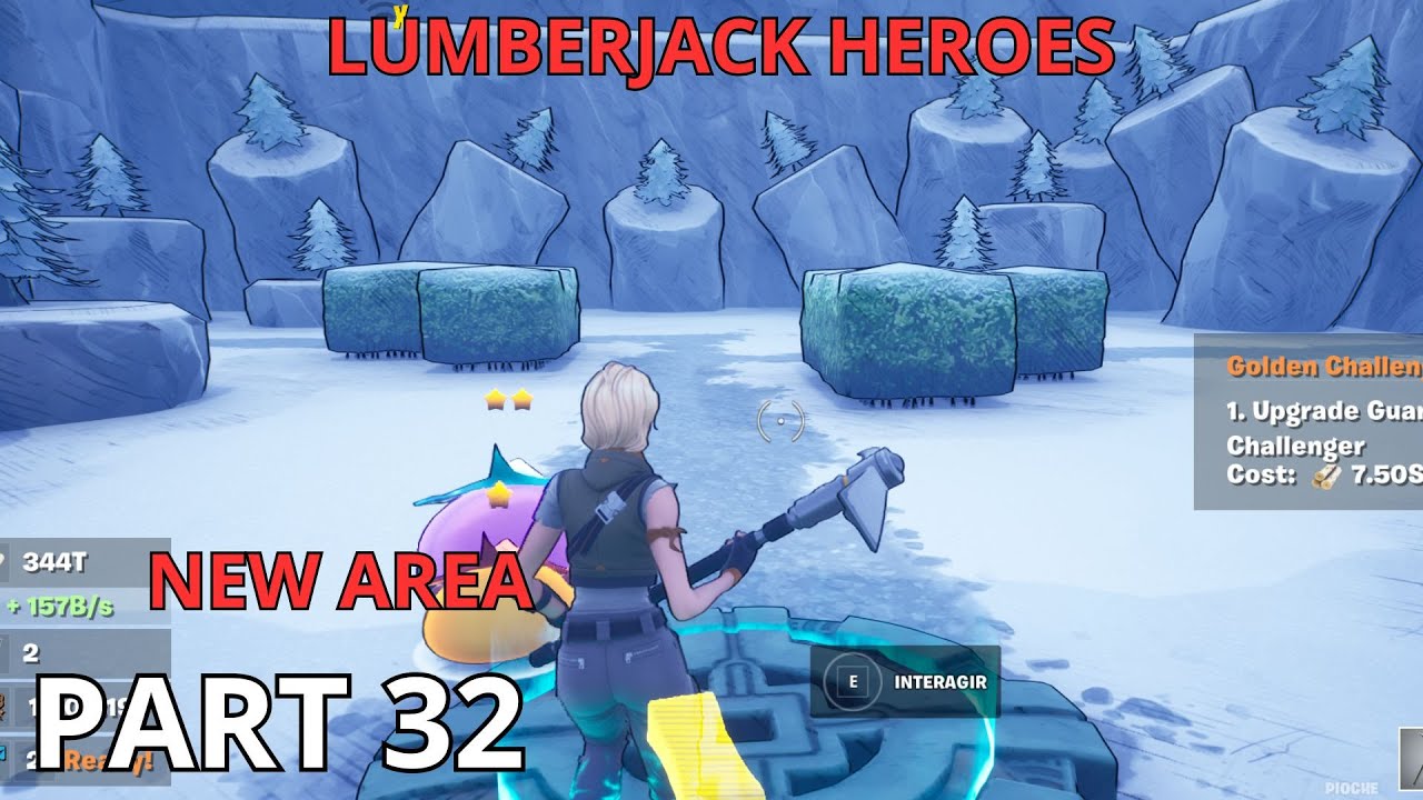 LUMBERJACK HEROES MAP FORTNITE CREATIVE - New area Wailing tundra P32 ...