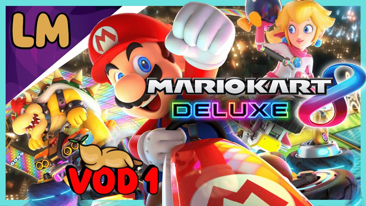 LUIGI RACING TO LAST PLACE! | Mario Kart 8 Deluxe - Stream 1 - YouTube