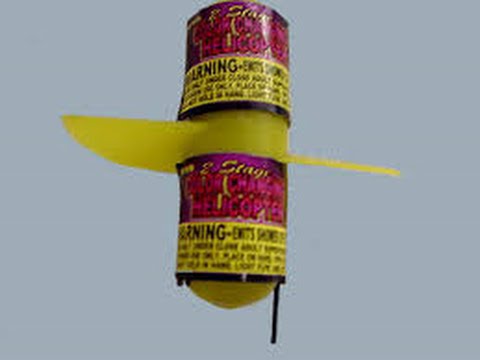 Gyro Bomb Helicopter Firework - YouTube