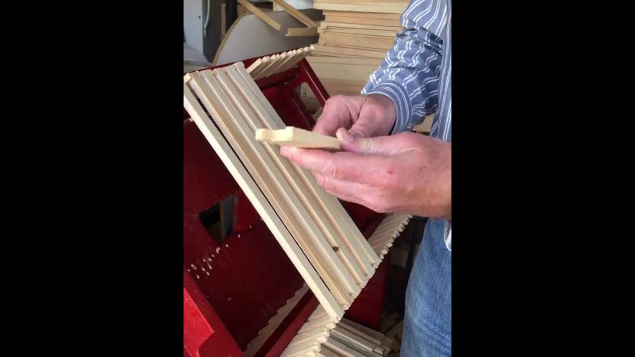 Bee Hive Frame Assembly Jig - YouTube