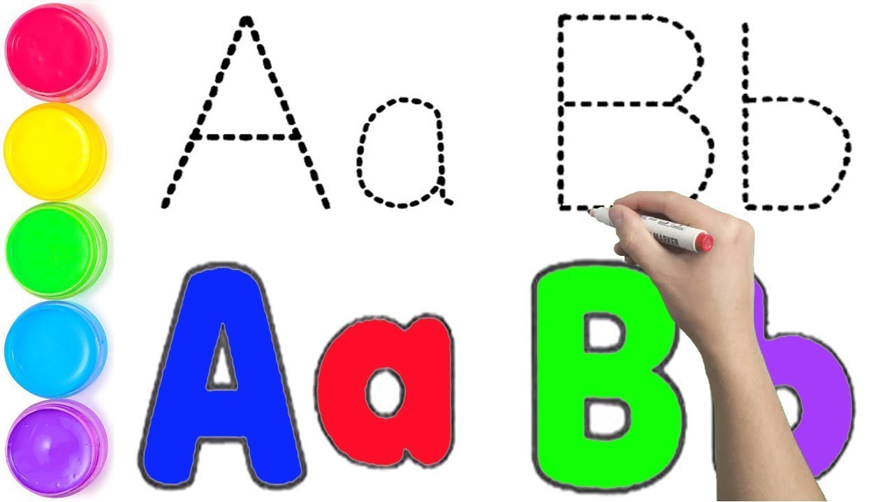 Lesson- 5 How to Write Capital ABC ABCD Upper Case Letters English ...
