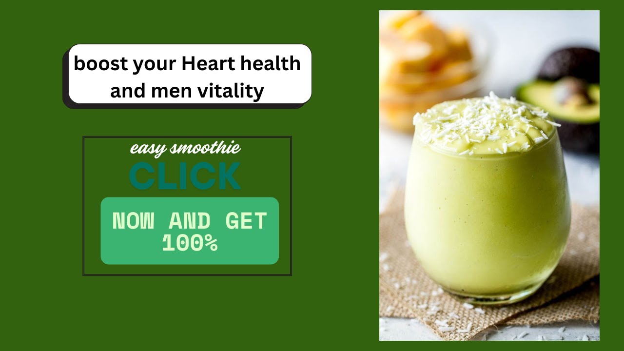 Mango Avocado Power Smoothie: Boost Heart, Energy & Vitality! 🥭🥑 - YouTube