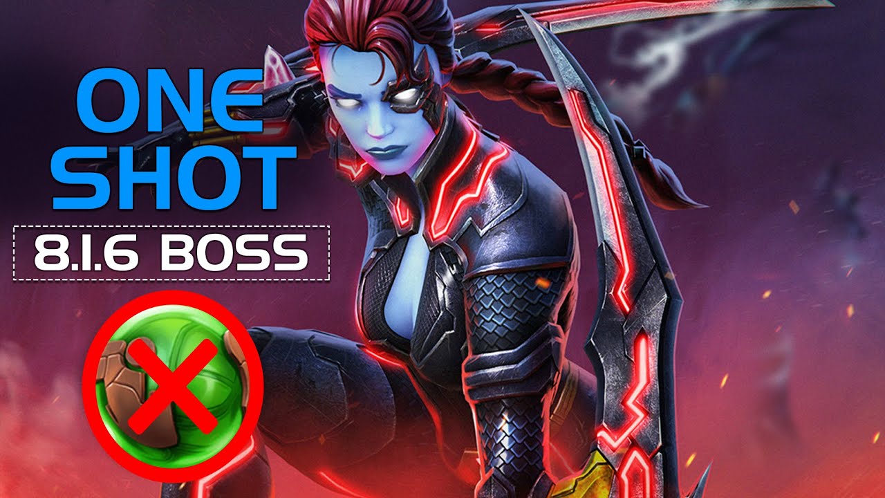 ACTO 8 | BLACK WIDOW (SCYTALIS) | 8.1.6 BOSS | MCOC - YouTube