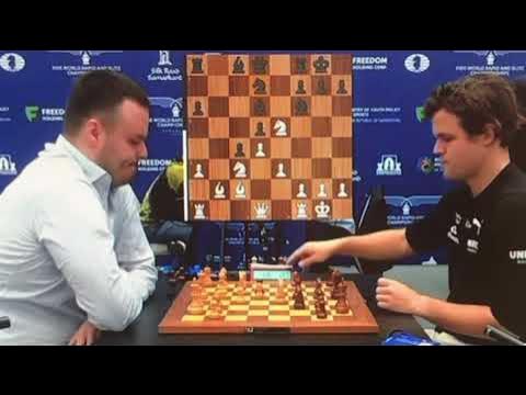 Aleksandar Indic 2603 ; Magnus Carlsen 2830.FIDE World Blitz Chess Championship. - YouTube